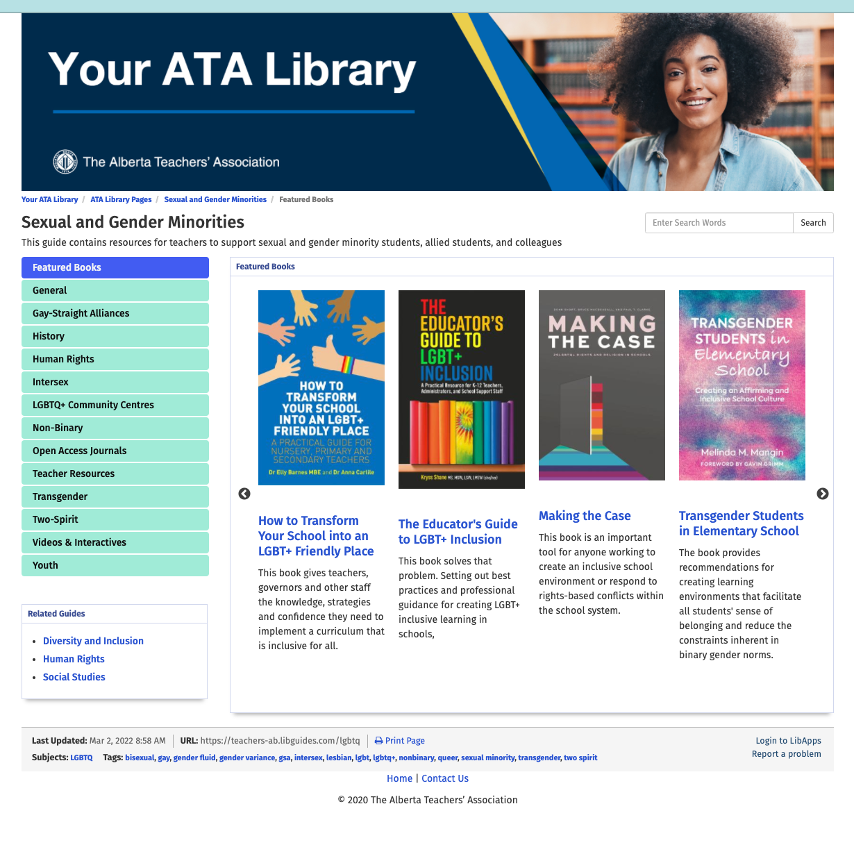 Finding LGBTQ2S+ Education Resources — news.library.ualberta.ca