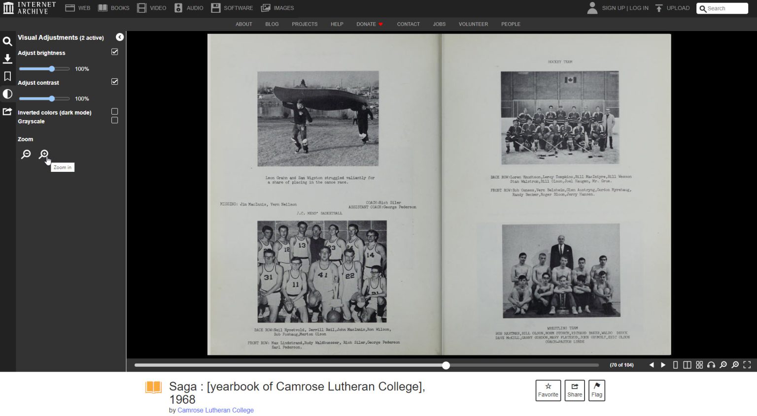 Take a Step Back in Time - Augustana Campus Yearbooks — news.library ...
