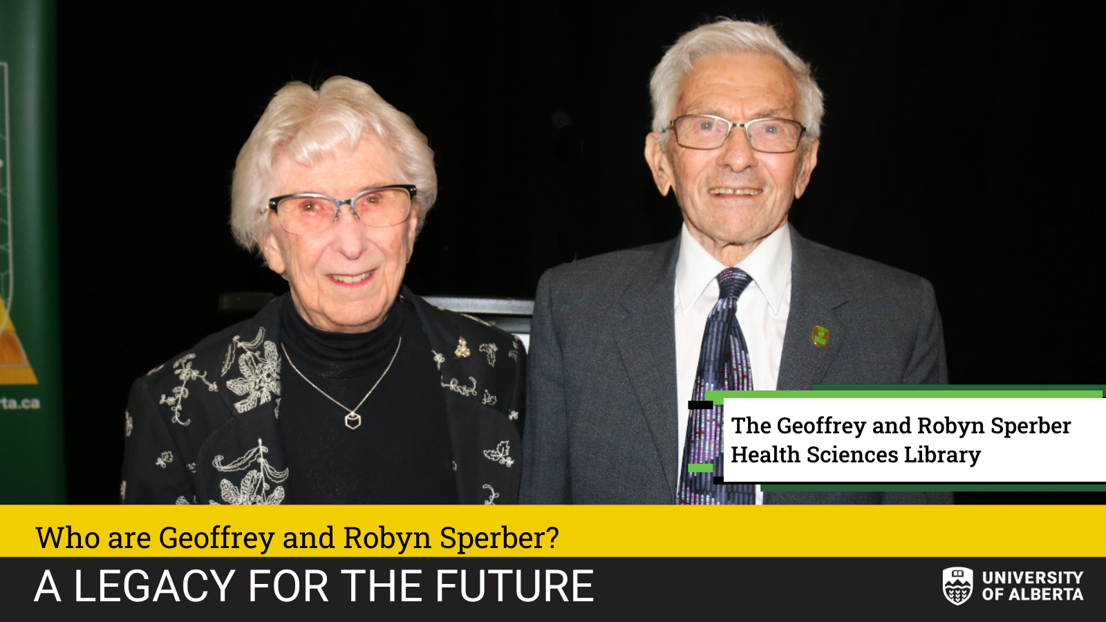 Who are Geoffrey and Robyn Sperber? — news.library.ualberta.ca