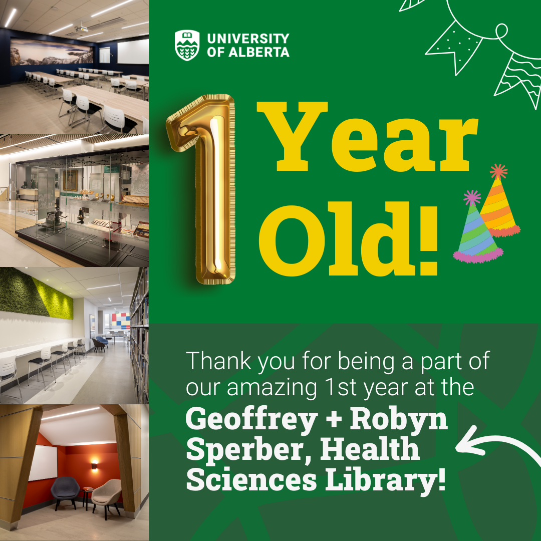 Celebrating our 1 Year Anniversary of Sperber Library: Sperberversary ...